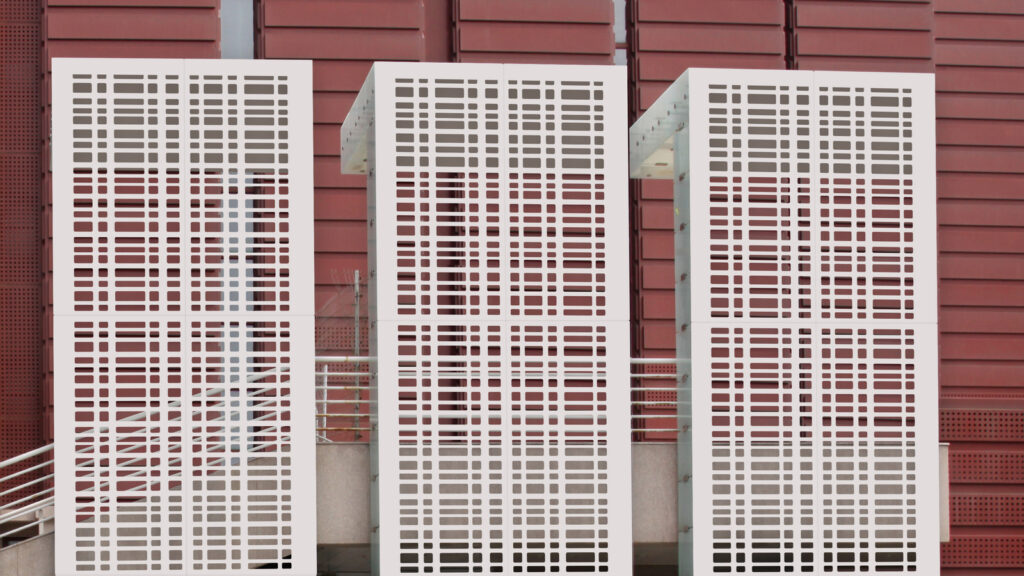 Admin Building Entrance - Moz Designs | Architectural Products + Metals