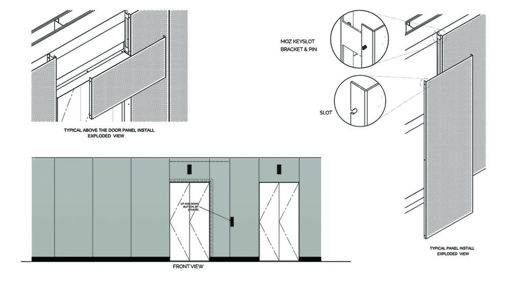 Key-Slot Wall Panels - Moz Designs | Architectural Products + Metals