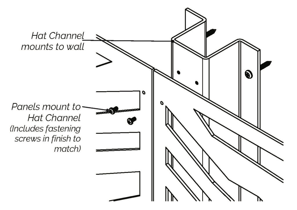 Hat Channel Mount Panel System - Moz Designs | Architectural Products ...