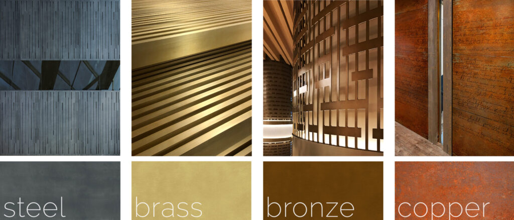 Elements Metal Material Showcase - Moz Designs | Architectural Products ...