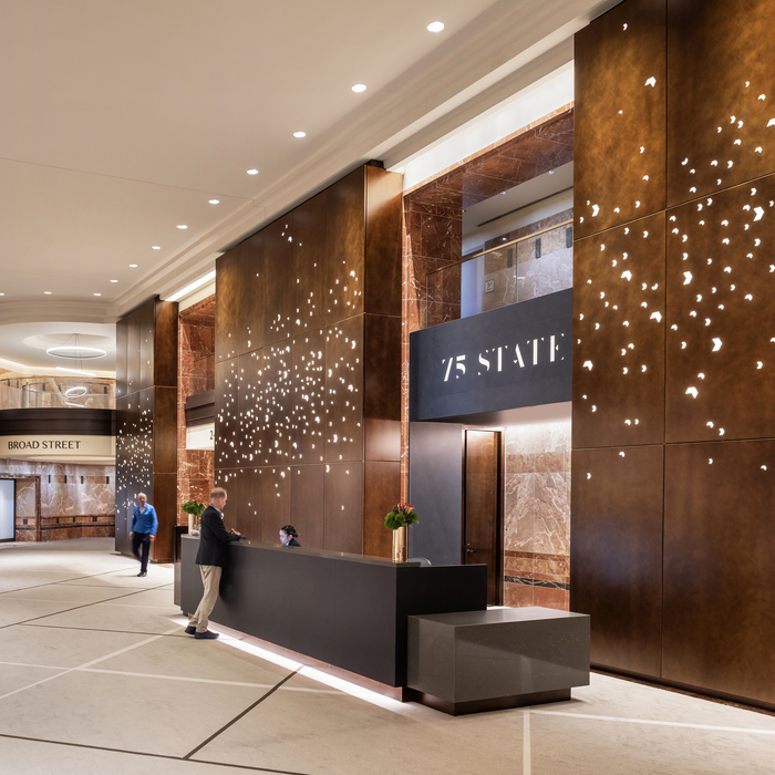 75 State Lobby - Moz Designs | Architectural Products + Metals